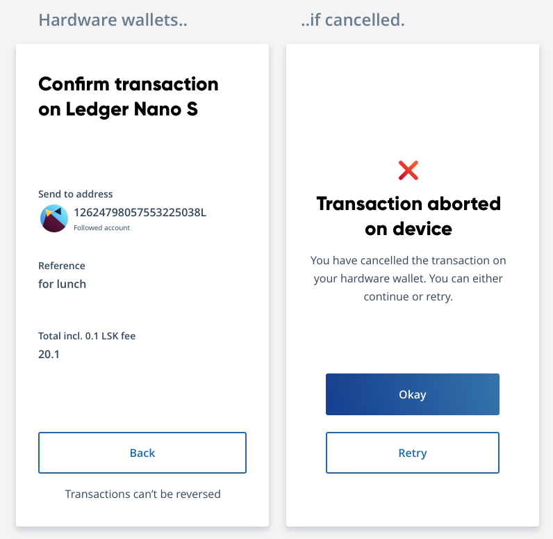 Add support for Ledger hardware wallet · Issue #1101 · LiskHQ/lisk-desktop · GitHub