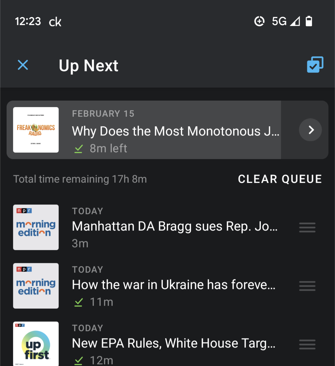 Bug: background update ignores download preferences when upnext is set to queue new episodes ...