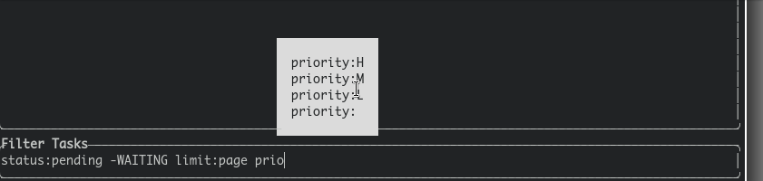 Autocomplete not working · Issue #337 · kdheepak/taskwarrior-tui · GitHub
