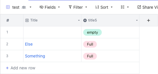 🐛 Bug Data Display Issue When Sorting Lines With Empty Fields · Issue 5104 · Nocodbnocodb 1549