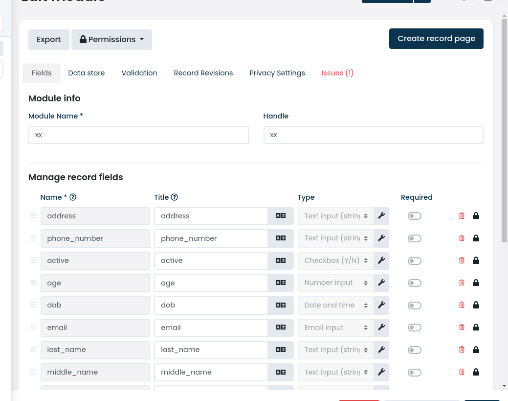 Tweak DAL model handling & validation · Issue #932 · cortezaproject/corteza · GitHub
