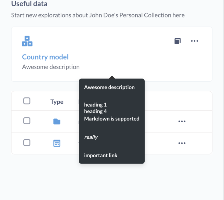 Markdown support in the pinned items · Issue #30381 · metabase/metabase · GitHub