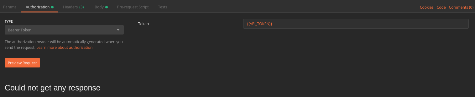 Postman stops sending requests when sending a token. · Issue #6993 · postmanlabs/postman-app ...