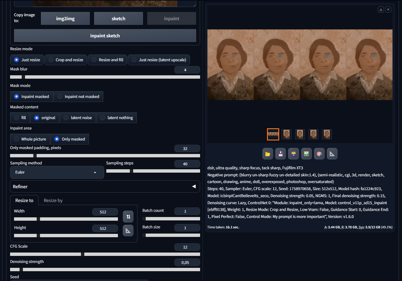 [Bug]: Loopback + inpainting · Issue #2090 · Mikubill/sd-webui-controlnet · GitHub