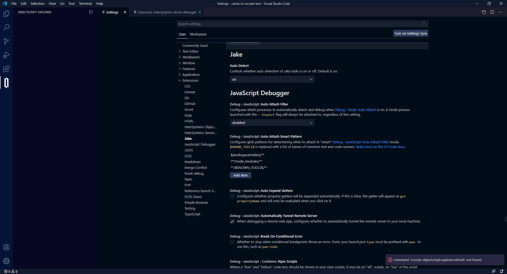 Extension Not Working Command Vscode Objectscriptexplorerrefresh Not Found · Issue 586 8859