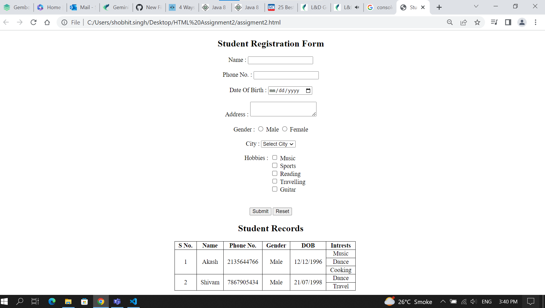 GitHub - gem-shobhitsingh/HTML-Assignment-2-