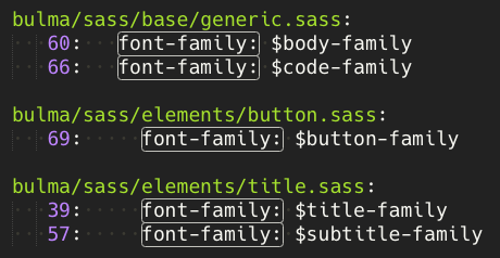 How to change font families dynamically? · Issue #3277 · jgthms/bulma · GitHub