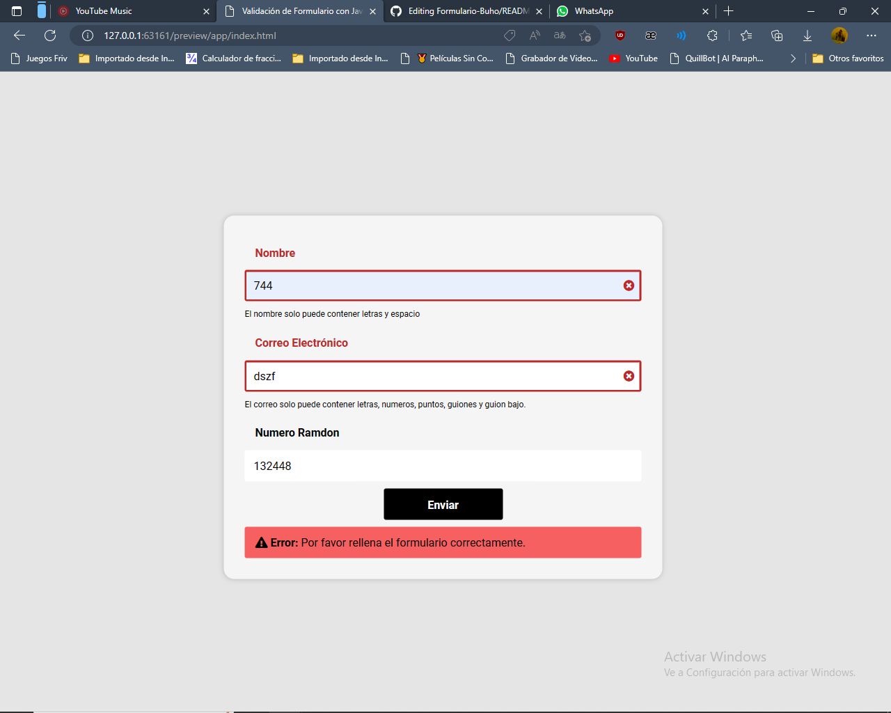 GitHub - MaricieloCajan/Formulario-Buho