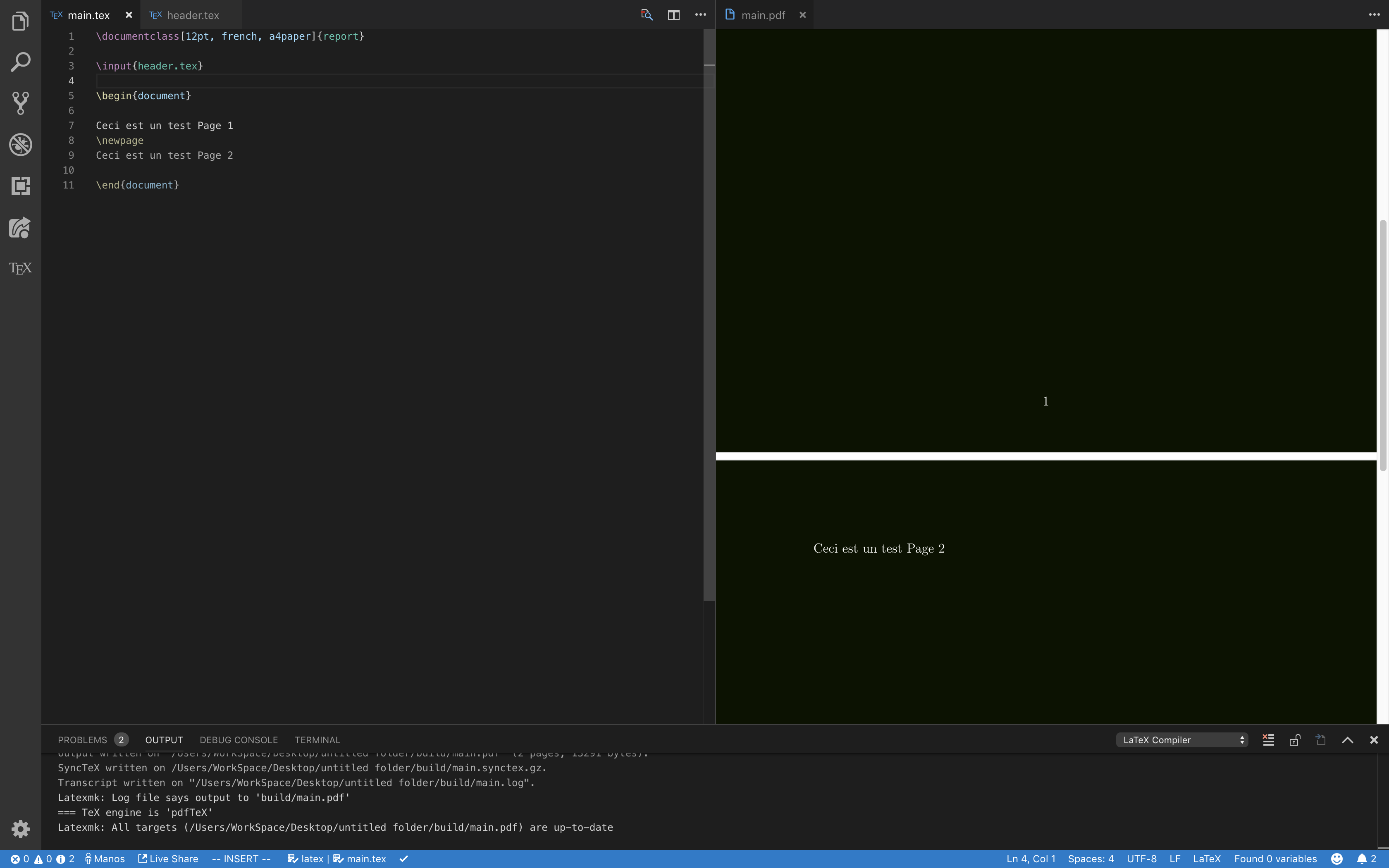 The visualization of a pdf is different between VS-Code, Preview and ...