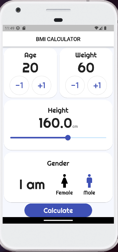Project Image · Issue #1 · fahimshahariar1/Flutter-Bmi-Calculator · GitHub