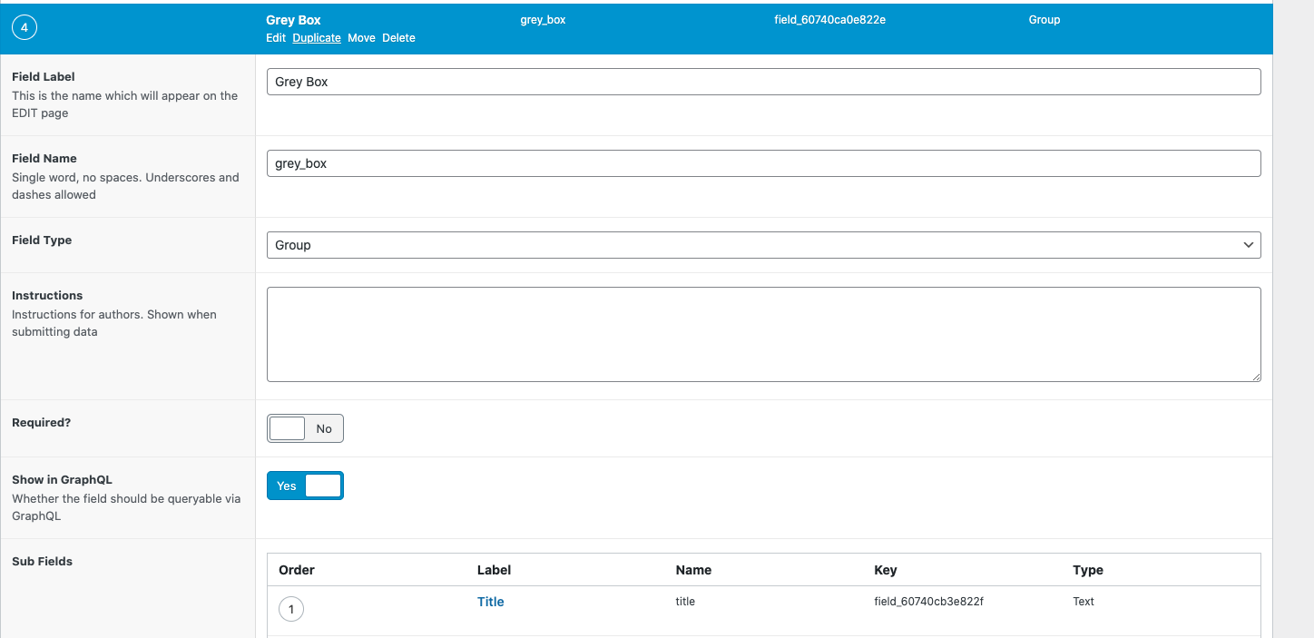 Gatsby Source Wordpress Acf Field Values Differ Between Wp Graphql 