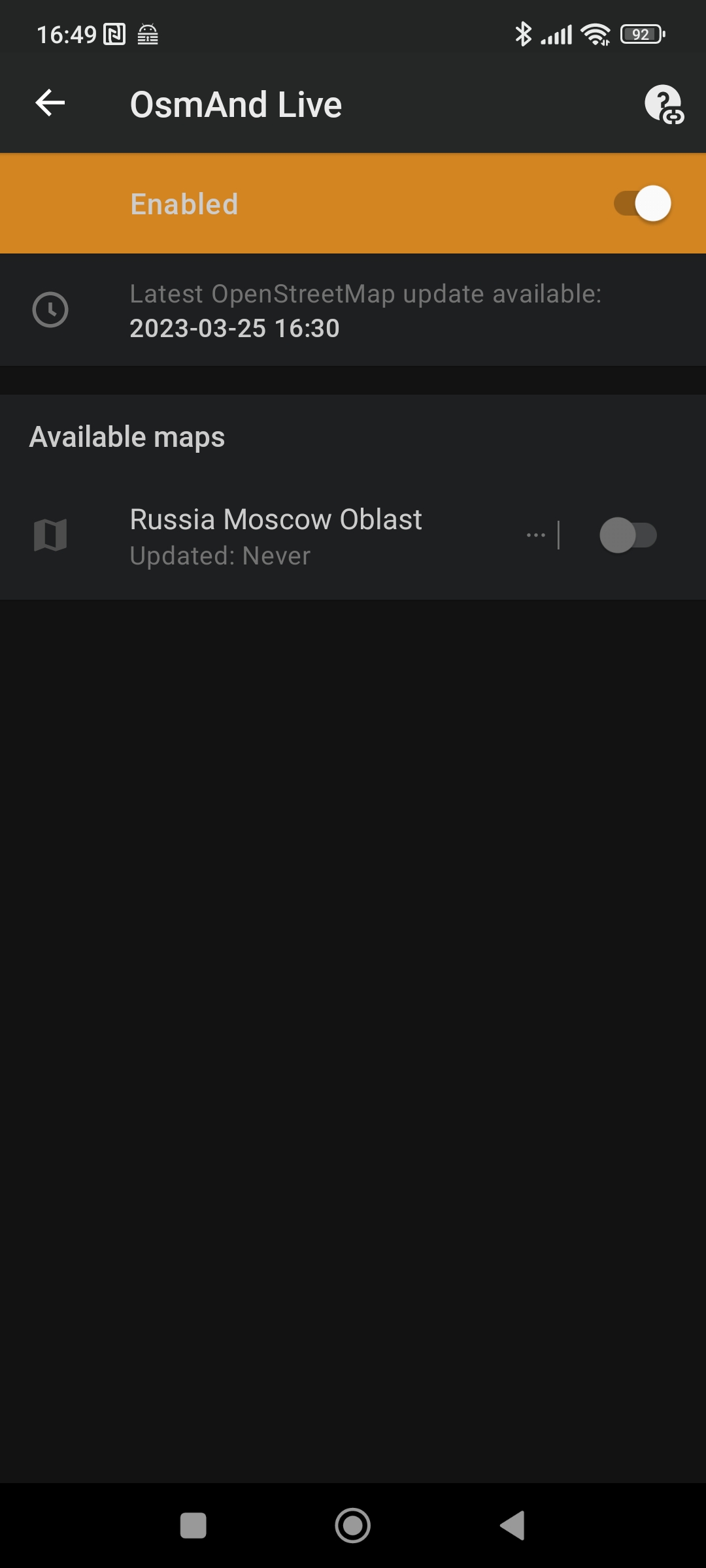 Bugs In The Interface Of The Live Update Screen · Issue 16803 · Osmandapp Osmand · Github