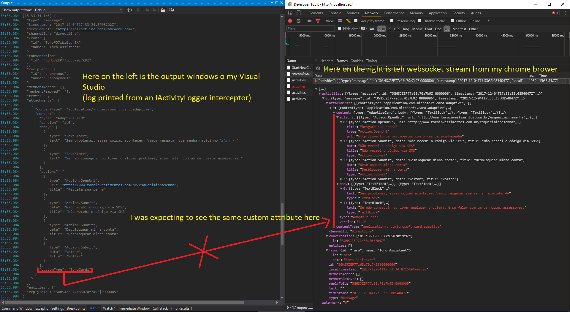 [Beta10] Context.PostAsync not rendering AdditionalProperties of AdaptiveCard · Issue #995 ...