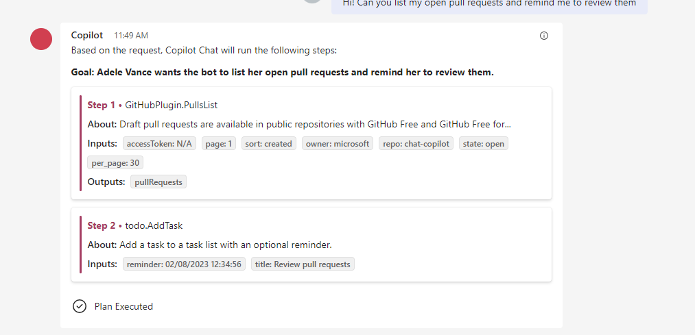 Planner Enhancements · Issue #93 · microsoft/chat-copilot · GitHub