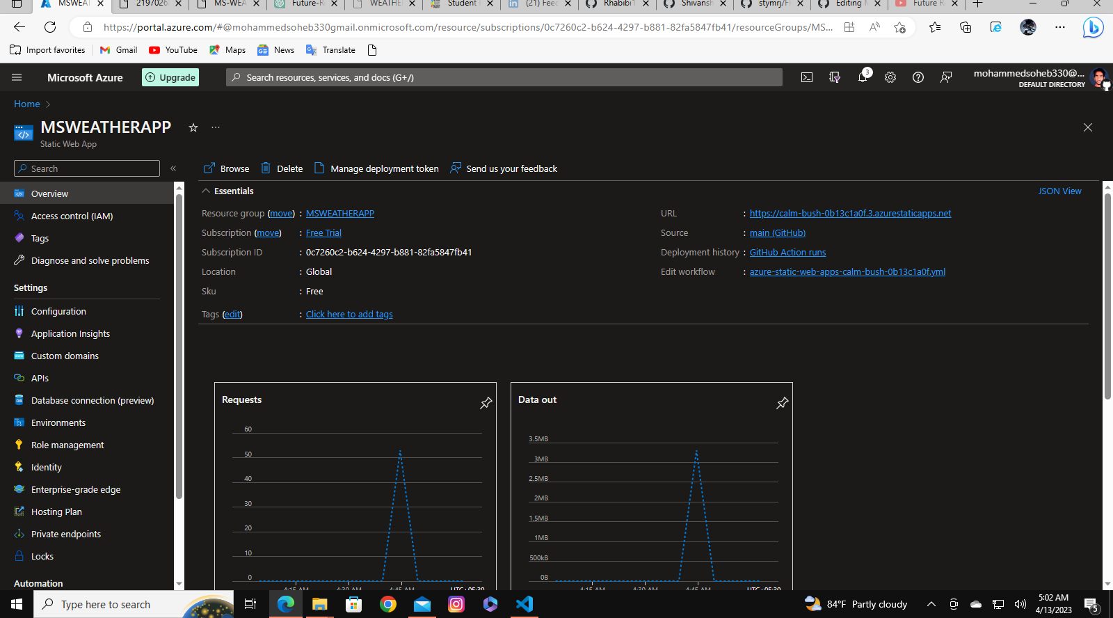 GitHub - MohammedSohebb/MS-WEATHER-APP: A weather app using Azure Static Web Apps + Azure Maps ...