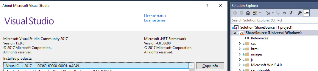 This project is incompatible with the current edition of Visual Studio ...