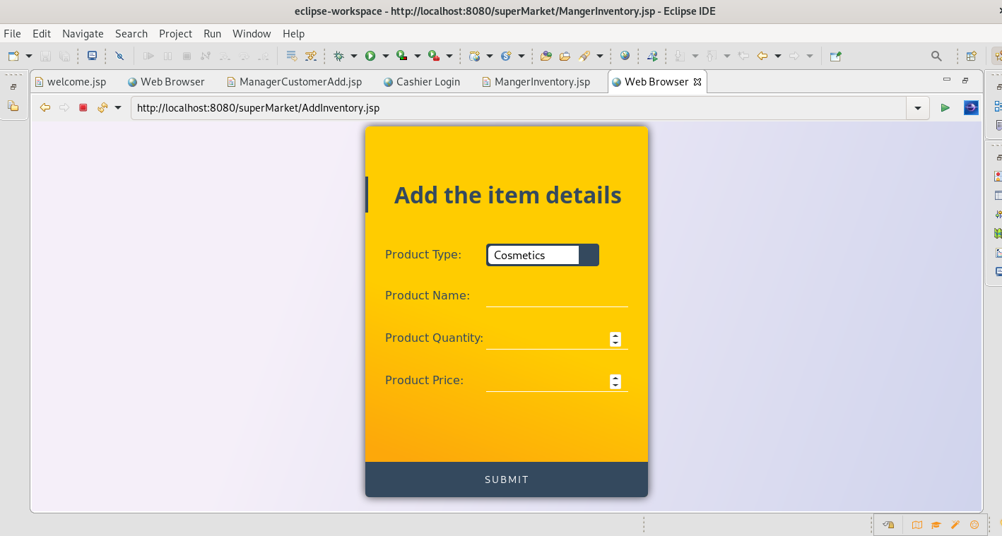 GitHub - DineshAkurathi/Supermarket_management_system