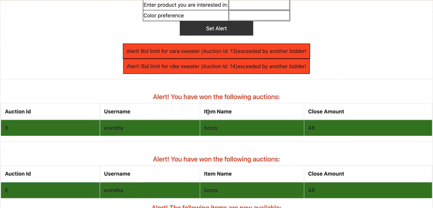 GitHub - DineshAkurathi/online-auction-system