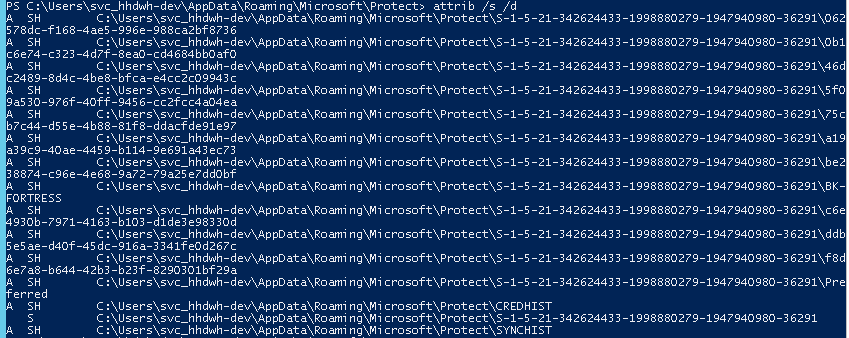 DpapiXmlDecryptor - An exception occurred while trying to decrypt the element. · Issue #29128 ...