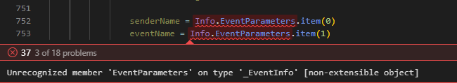 Eventinfo Seems To Be The Wrong Reference · Issue 1669 · Twinbasictwinbasic · Github
