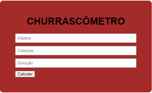 GitHub - duda-silvaa/churrascometro: cálculo para o churrasco