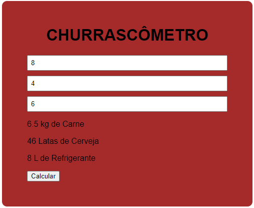 GitHub - duda-silvaa/churrascometro: cálculo para o churrasco