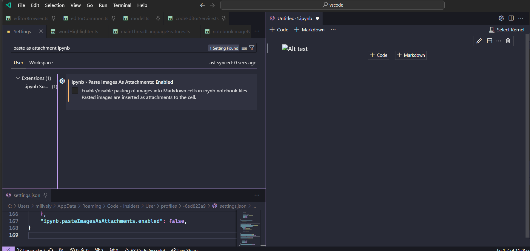 Pasting Images Into Markdown Cells No Longer Adds A Notebook Attachment · Issue 194809 