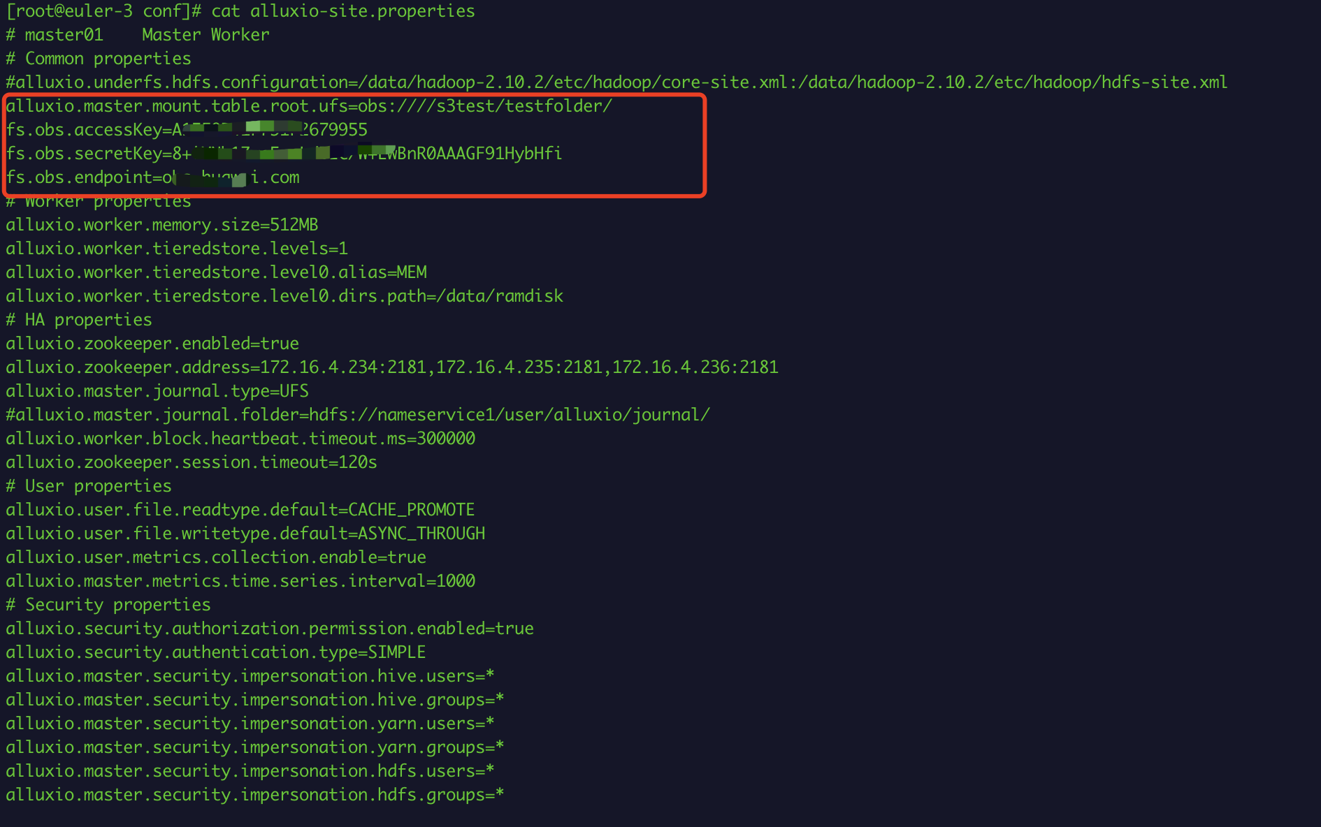 Alluxio does not support specifying OBS signature algorithm · Issue #16894 · Alluxio/alluxio ...