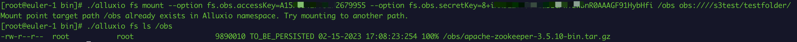 Alluxio does not support specifying OBS signature algorithm · Issue #16894 · Alluxio/alluxio ...