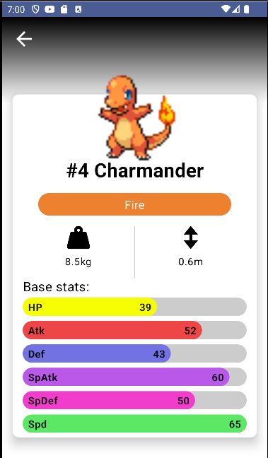 GitHub - jnmii/Pokedex: Pokedex created using jetpack compose. Displays 20 pokemon at a time.