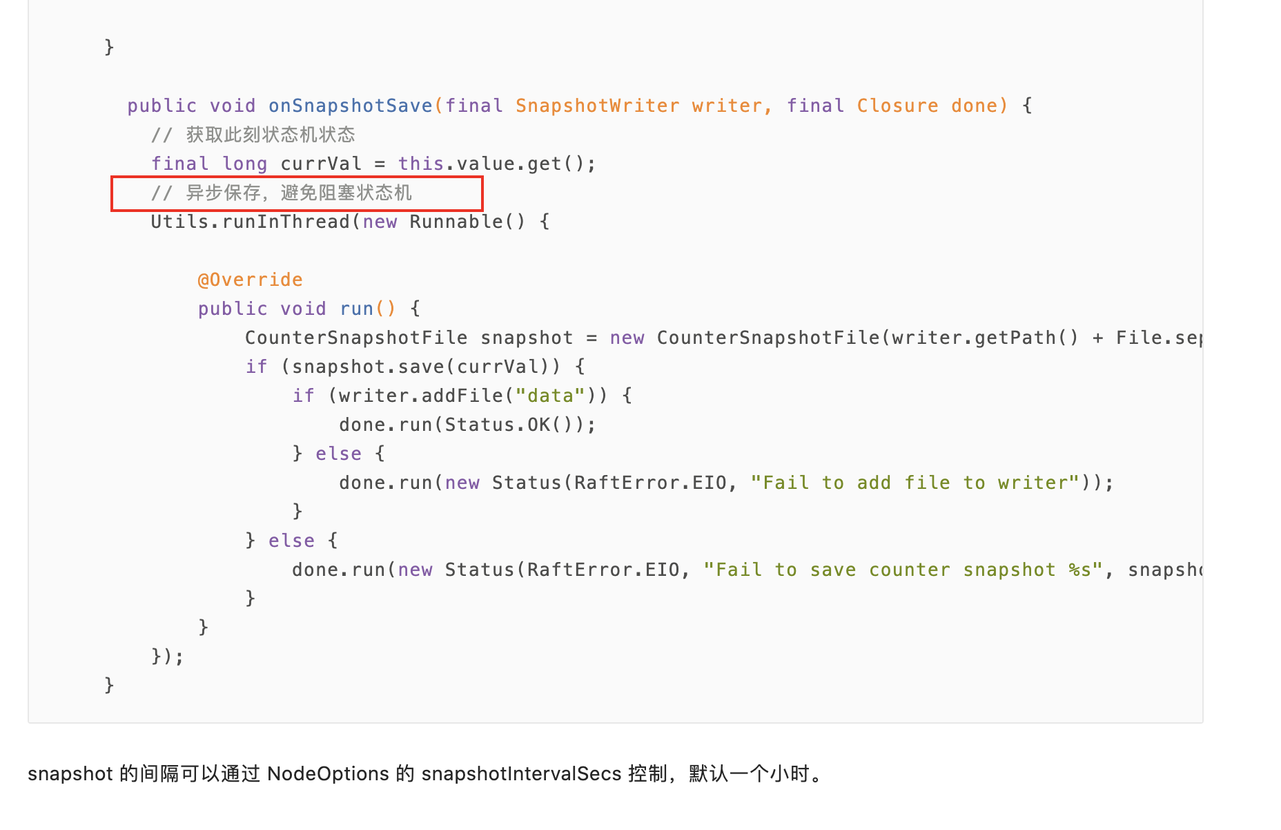 [Document] counter-example Snapshot onSnapshotSave 异步备份是否合理 · Issue #778 · sofastack/sofa-jraft ...