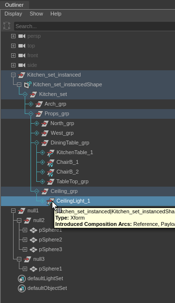 [MAYA-104456] Outliner: Cannot MMB drag to re-parent prim between ...