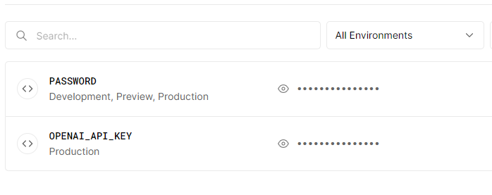 为啥在 vercel 的环境变量里设置了PASSWORD，网站不用密码还能访问？ · Issue #191 · ourongxing/chatgpt-vercel · GitHub