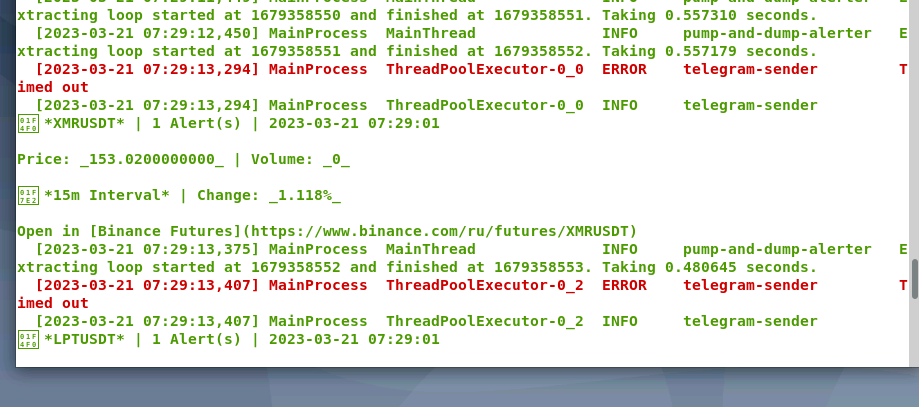 Some errors in the terminal · Issue #79 · brianleect/binance-pump ...