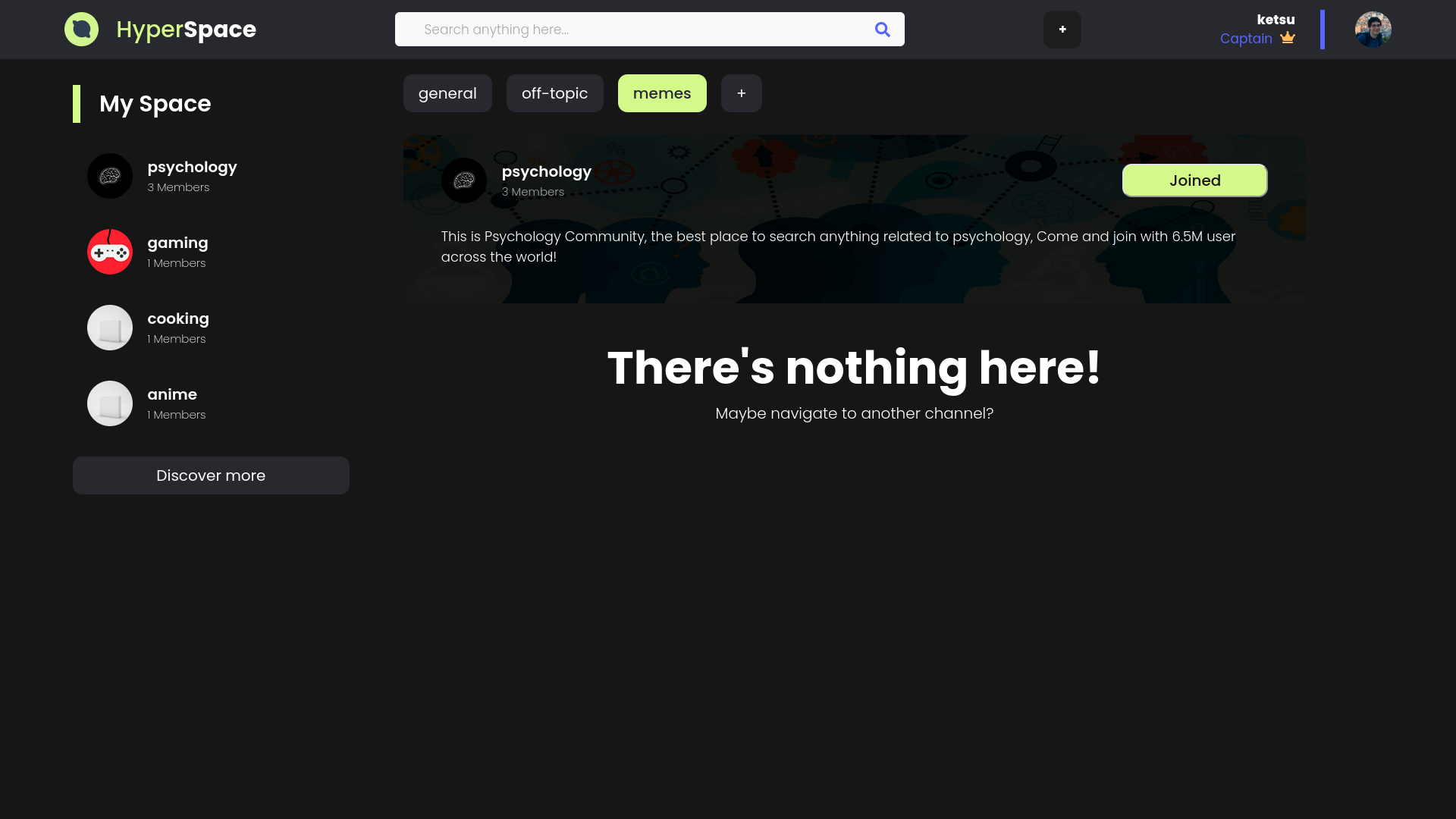 GitHub - pewpewnor/HyperSpace: A website to experience the best online community based forum