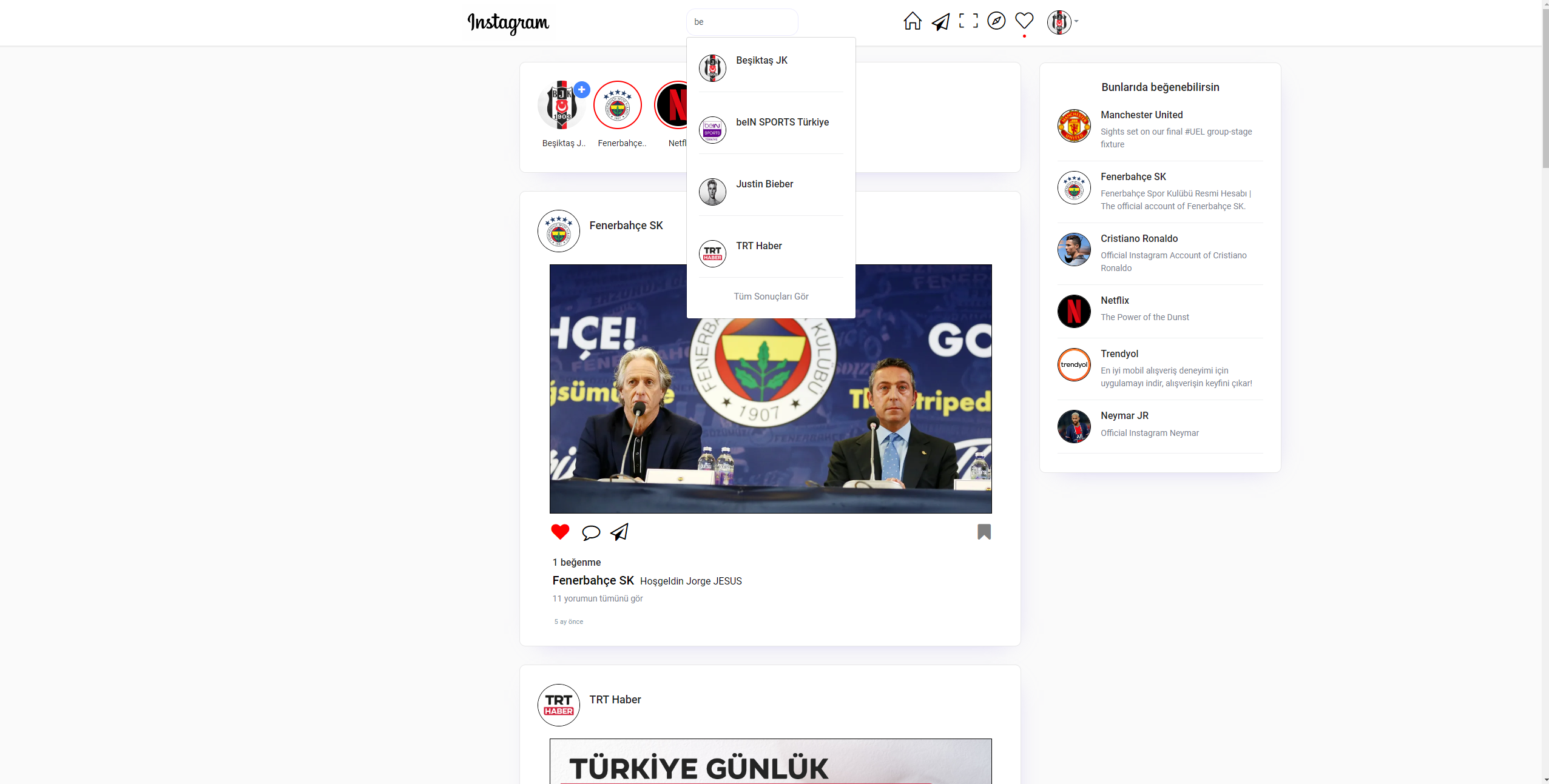GitHub - SuleymanSelvi/Instagram-Clone