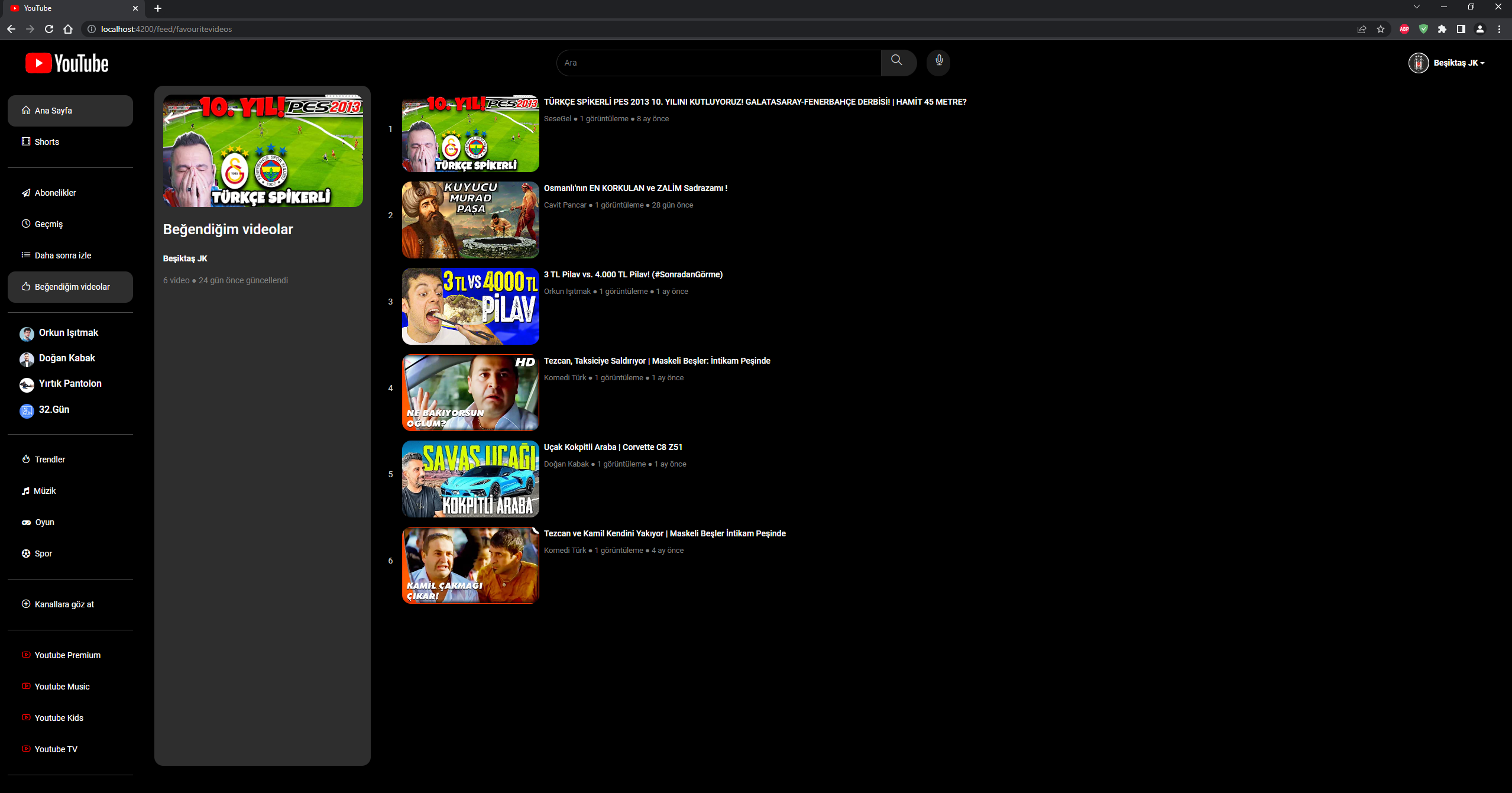GitHub - SuleymanSelvi/YouTube-Clone