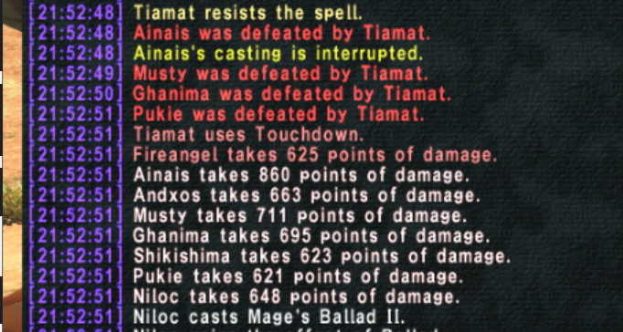 🐛Tiamat Touchdown damage is coded as physical and not magical · Issue #1146 · HorizonFFXI ...