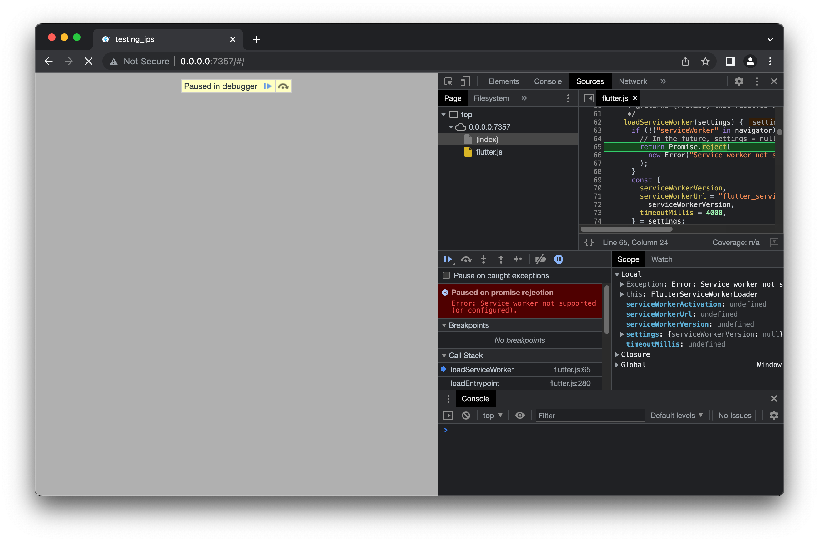 Flutter Web Hot Reload Error Service Worker Not Supported · Issue 113145 · Flutterflutter 