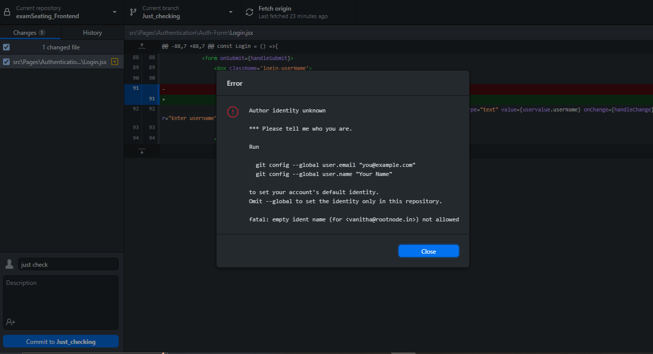 Getting always unknown user · Issue #16148 · desktop/desktop · GitHub