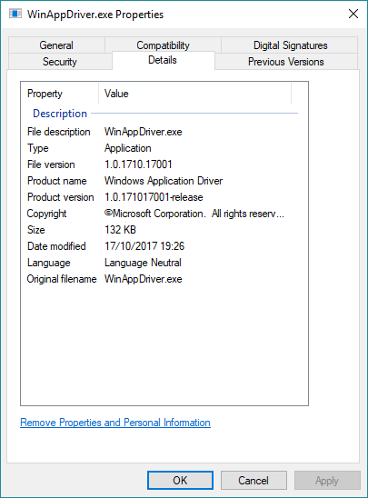 .Click() gives error "An unknown error occurred in the remote end while processing the command ...