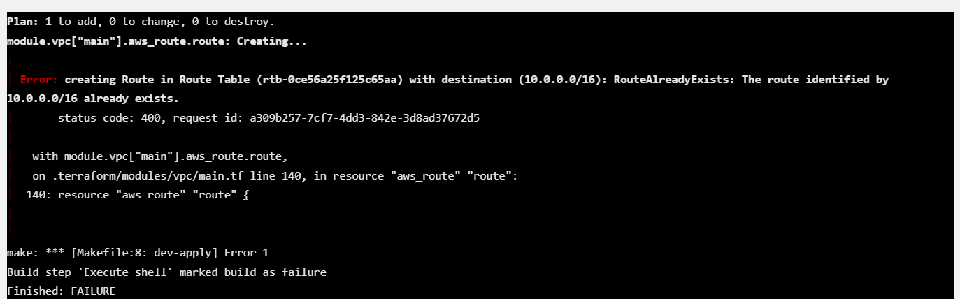 Route table error · learndevopsonline learndevopsonline · Discussion #357 · GitHub