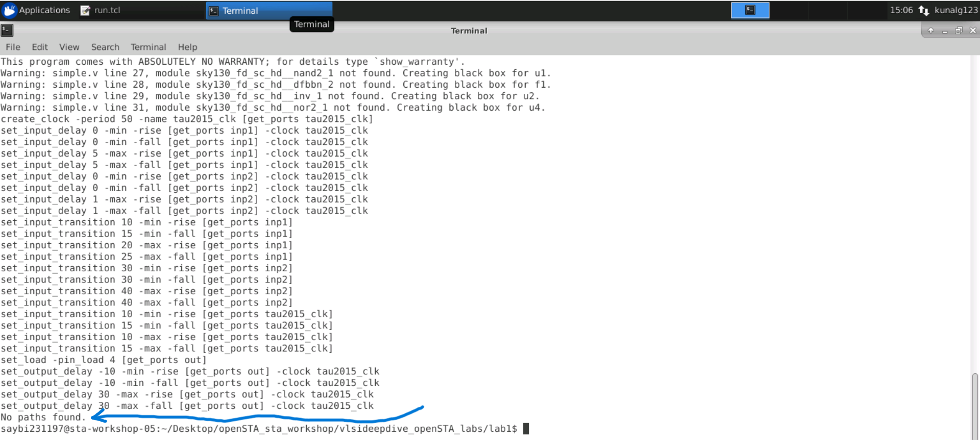 GitHub - Sayanbiswas-vit/Sayan_Biswas_OpenSTA_Workshop_Report: OpenSTA 5-Day Workshop Report ...