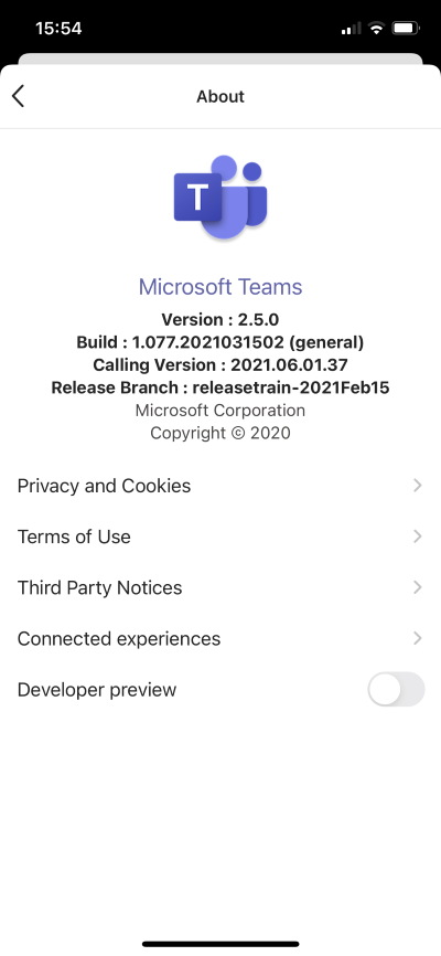 Pinned Custom Teams App from App Store is Visible in Mobile Teams App ...