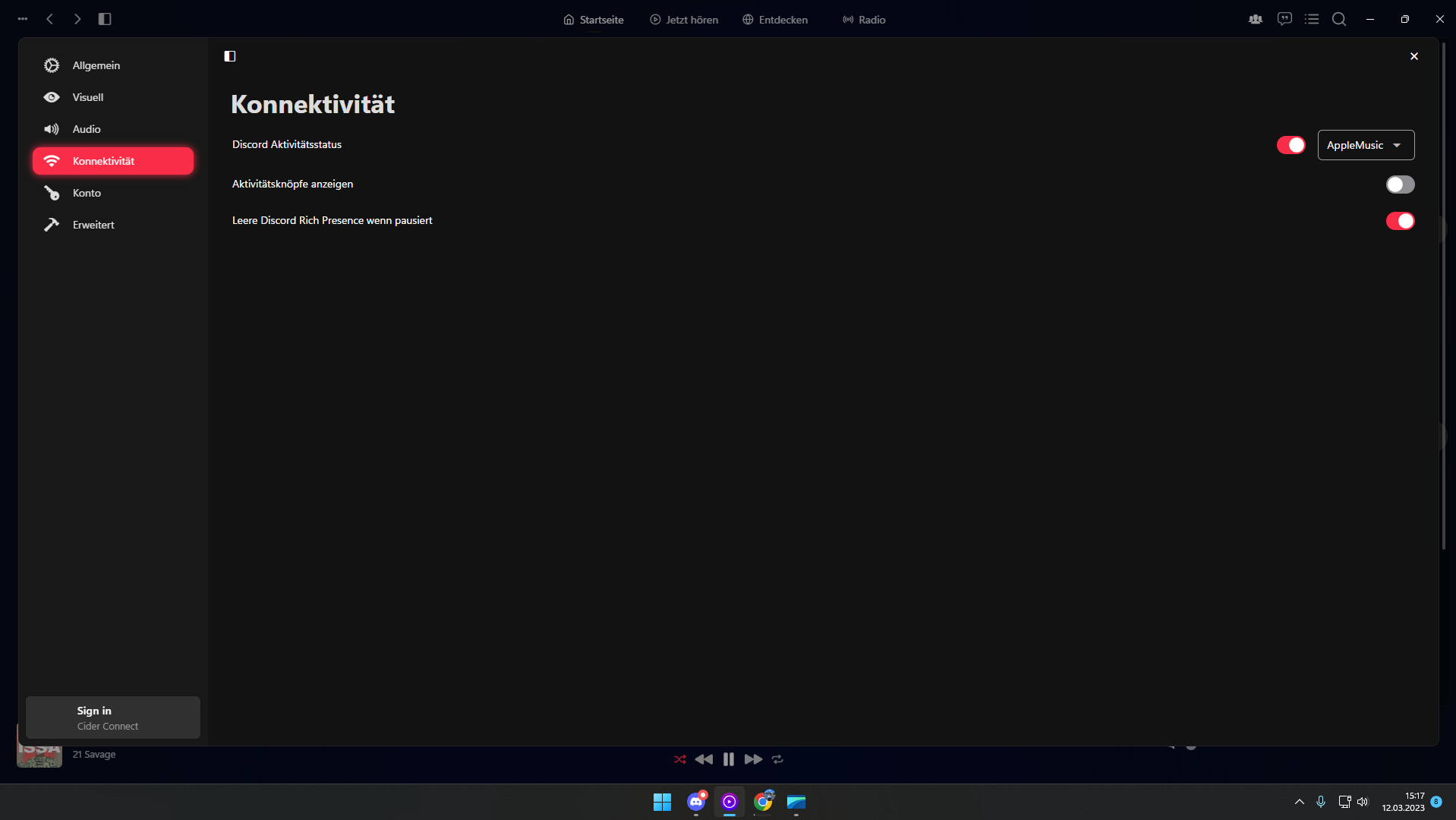[Bug]: Discord RPC · Issue #84 · ciderapp/Cider-2 · GitHub