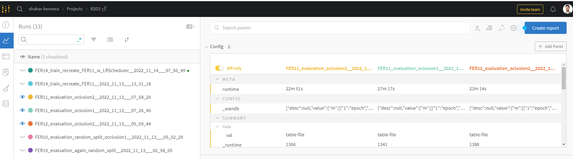 [App]: Flat config in compare · Issue #4484 · wandb/wandb · GitHub