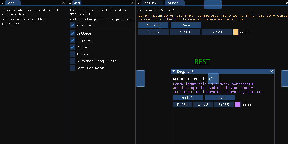Setting up a Dockspace with fixed adjacent windows · Issue #2940 ...