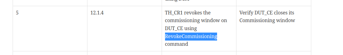 [TC-MF-1.6] RevokeCommissioning commands seems to always fail when used in YAML scripts · Issue ...