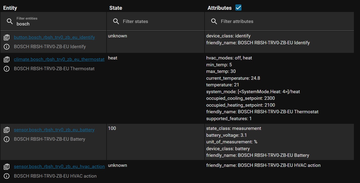 [Device Support Request] Full implementation of BOSCH Radiator Thermostat II (BTH-RA) · Issue ...