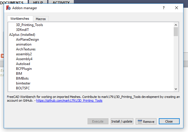 Addons not appearing in list · Issue #176 · FreeCAD/FreeCAD-addons · GitHub